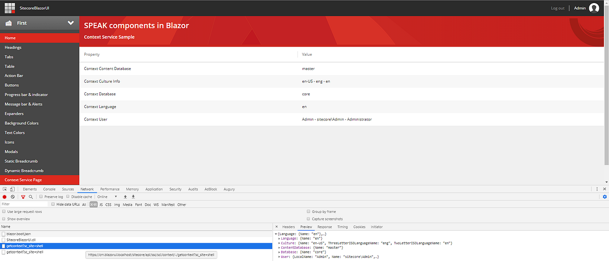 Sitecore themed Blazor admin application with Docker | by Árvai Mihály | Medium