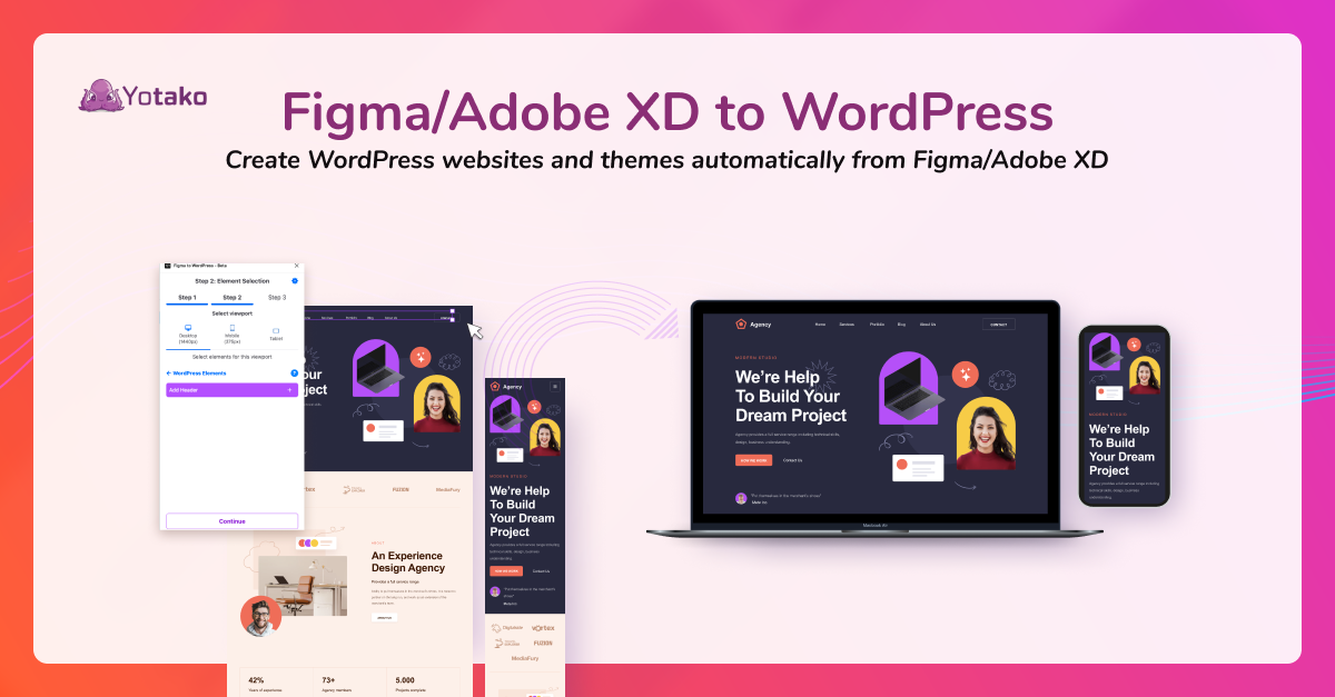 Convert Figma to WordPress website Plugin | Yotako Blog