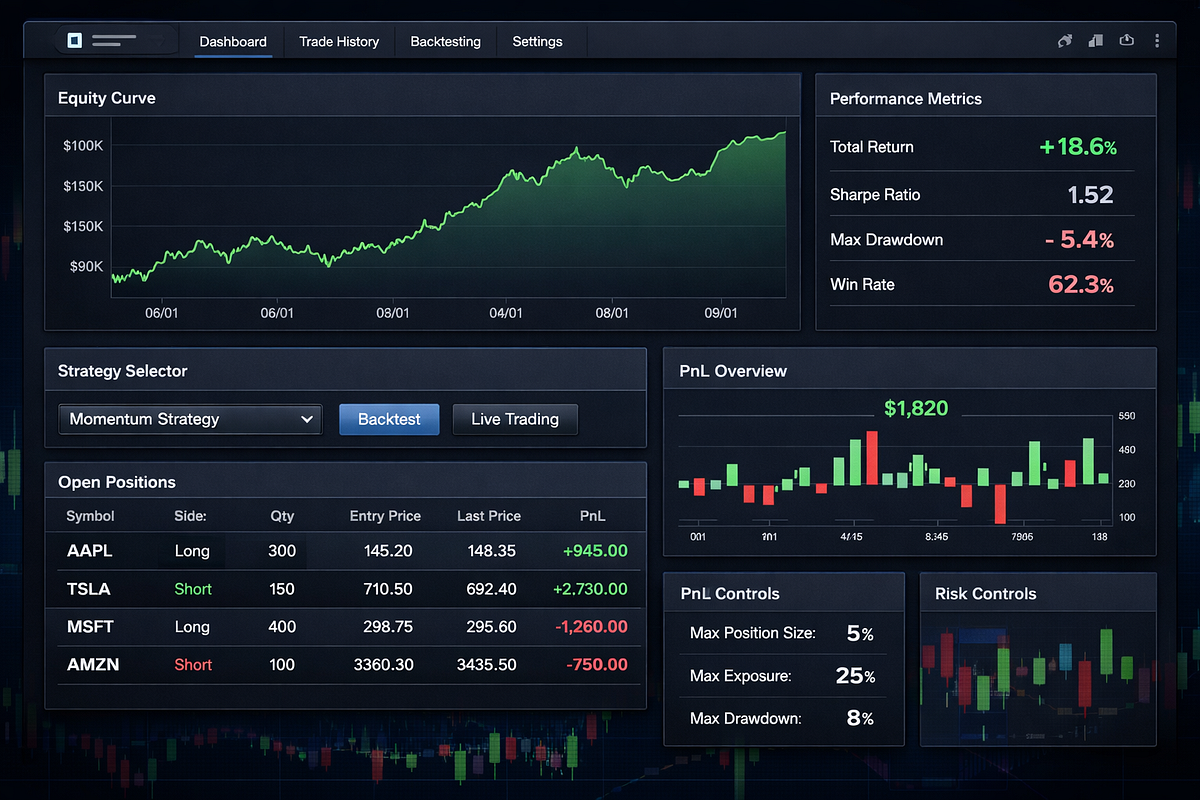 What I Learned Building a Real Algorithmic Trading Platform from Scratch | by aitiern | Jan ...