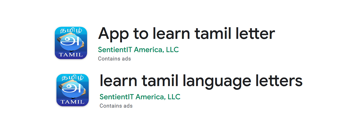 Language App Review Wednesday #27: Tamilletter(s) | by SLS Brain is EN ...