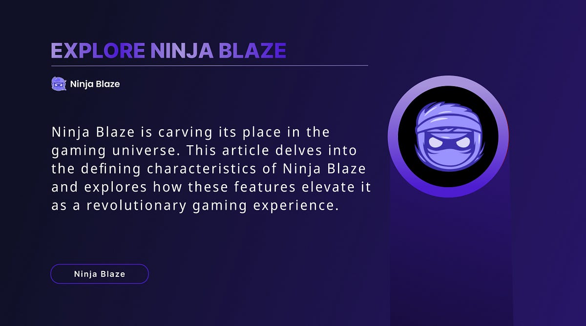 Ninja Blaze the best Game dApps on Injective ! | by Crypto_k1ng | Jan ...