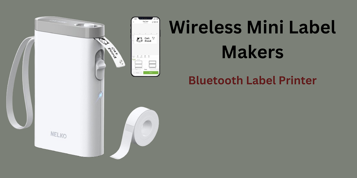 Wireless Mini Label Makers with Tape | High-quality Printing | by ...