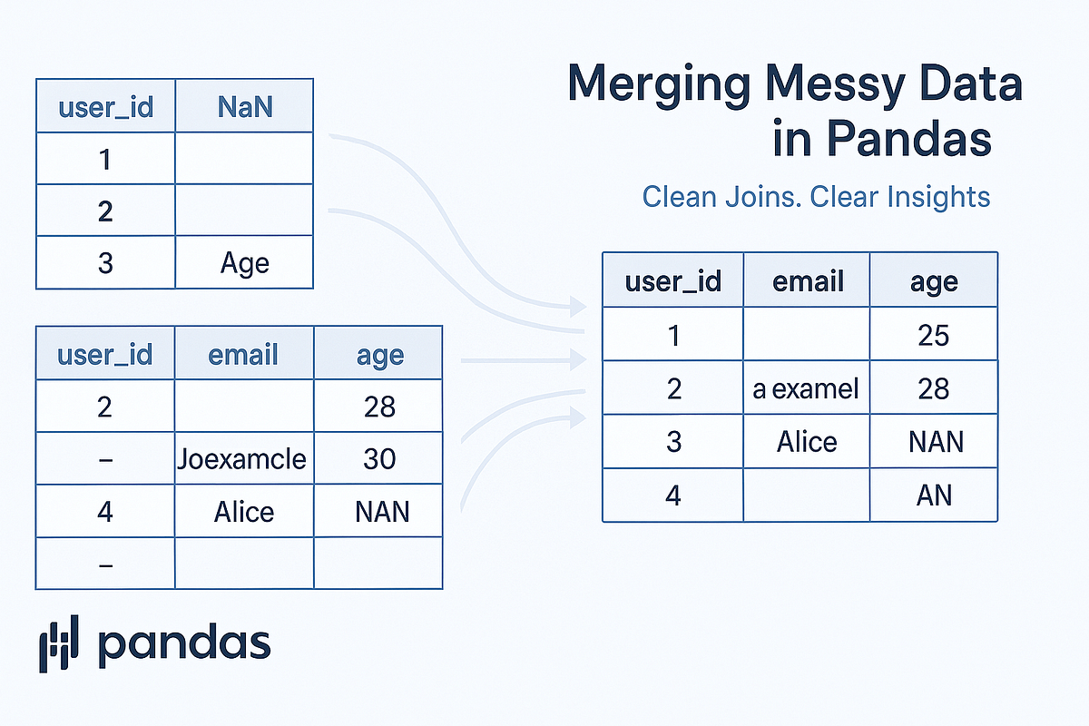 Merging Messy Datasets in Pandas? Here’s the Join Strategy That Saved | by Bhagya Rana | Jul ...