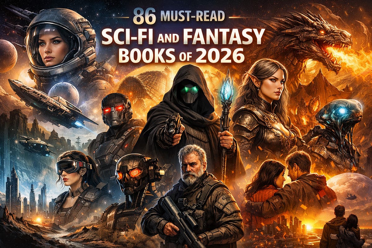Best Sci-Fi and Fantasy Books of 2026 : 86 must read Novels | Medium