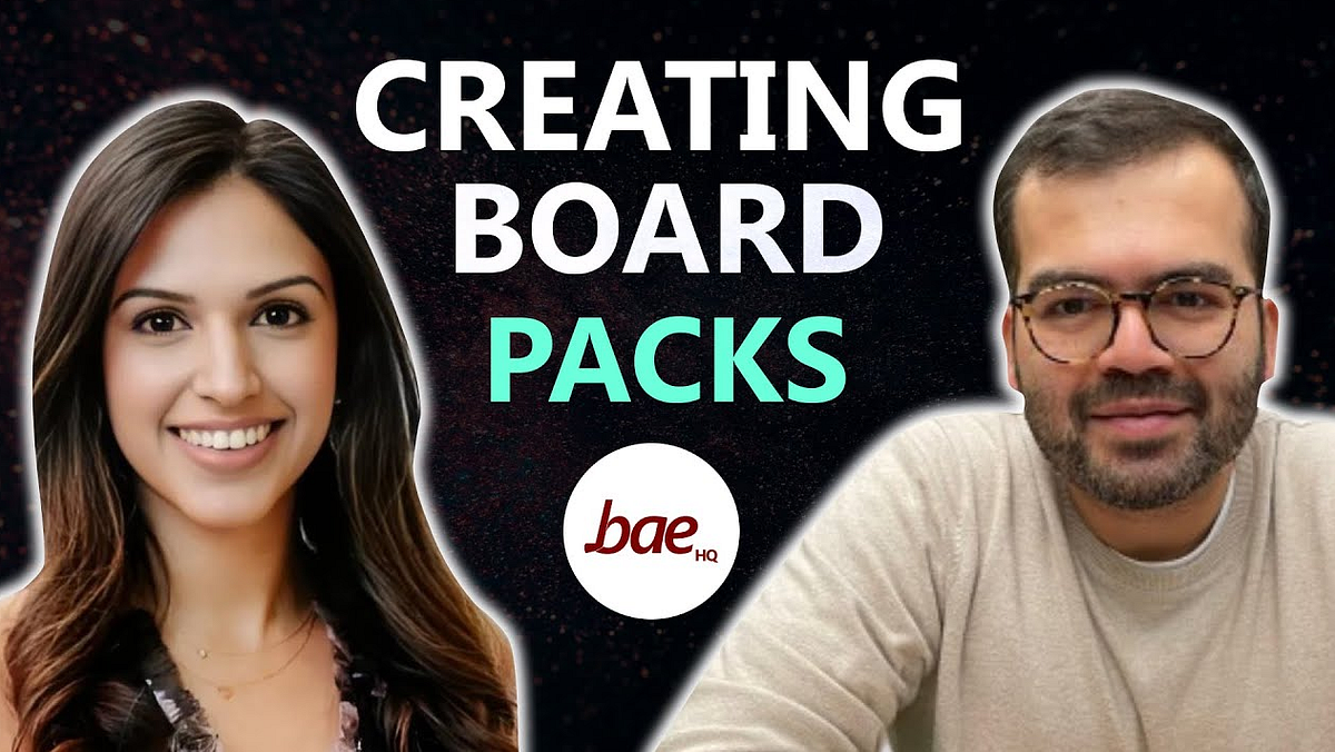 How to Create Engaging Board Packs for Investors - The BAE HQ - Medium