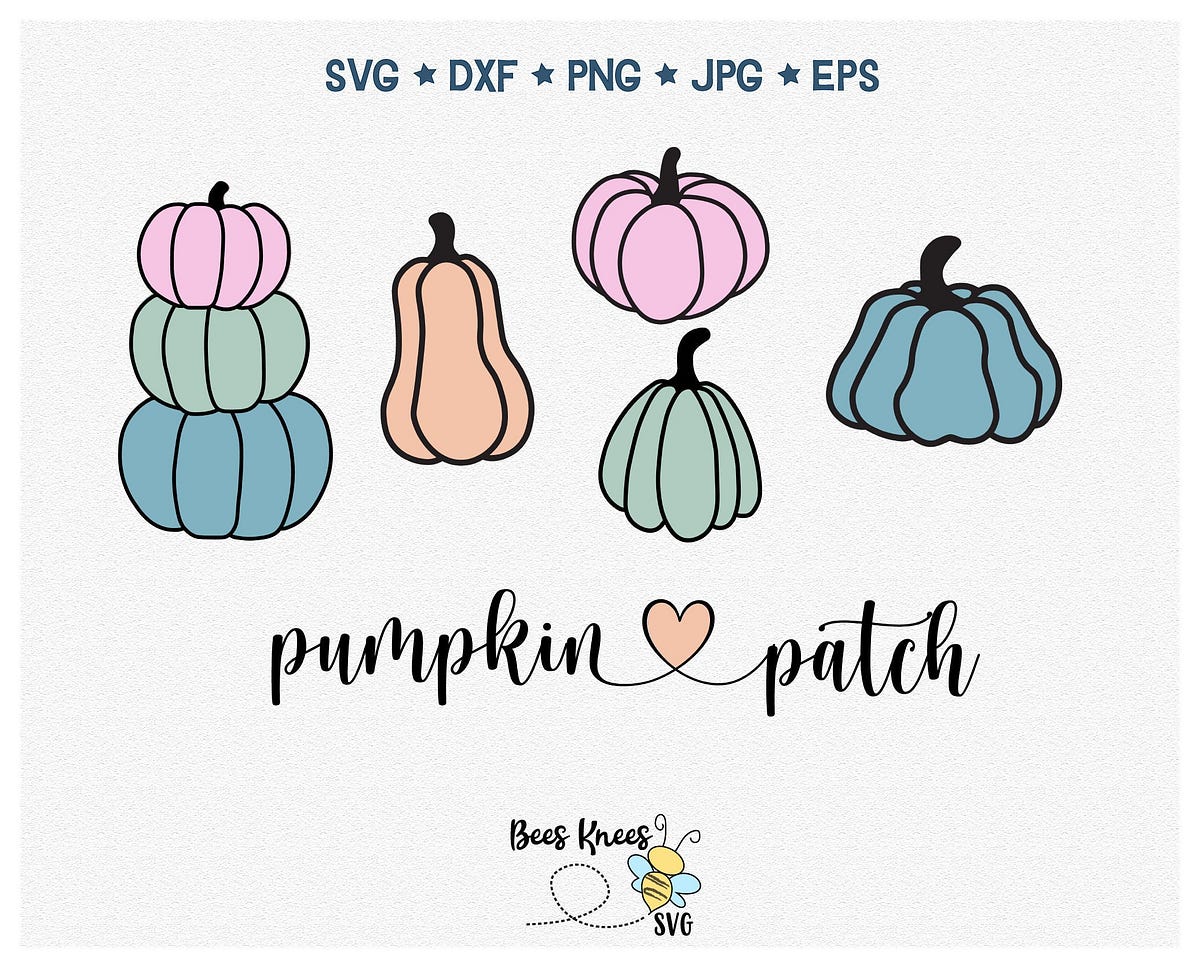 Pumpkin Svg, Stacked Pumpkins Svg, Fall Svg, Cute Pumpkins Svg, Cut ...
