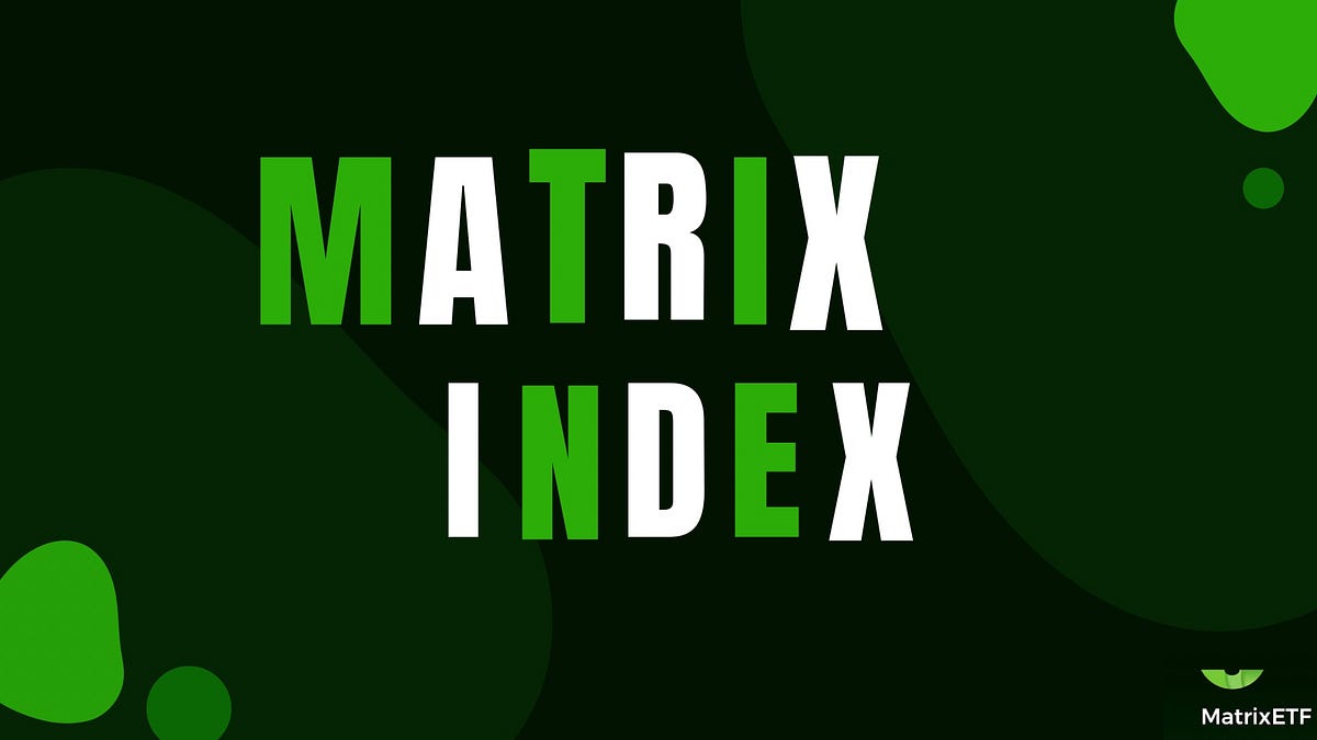 INTRODUCING MATRIX INDEX. Matrix Index is a cryptocurrency index… | by ...