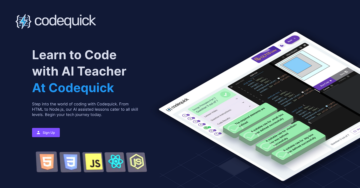 Master Coding with AI Guidance at CodeQuick.io | by codequick.io | Medium