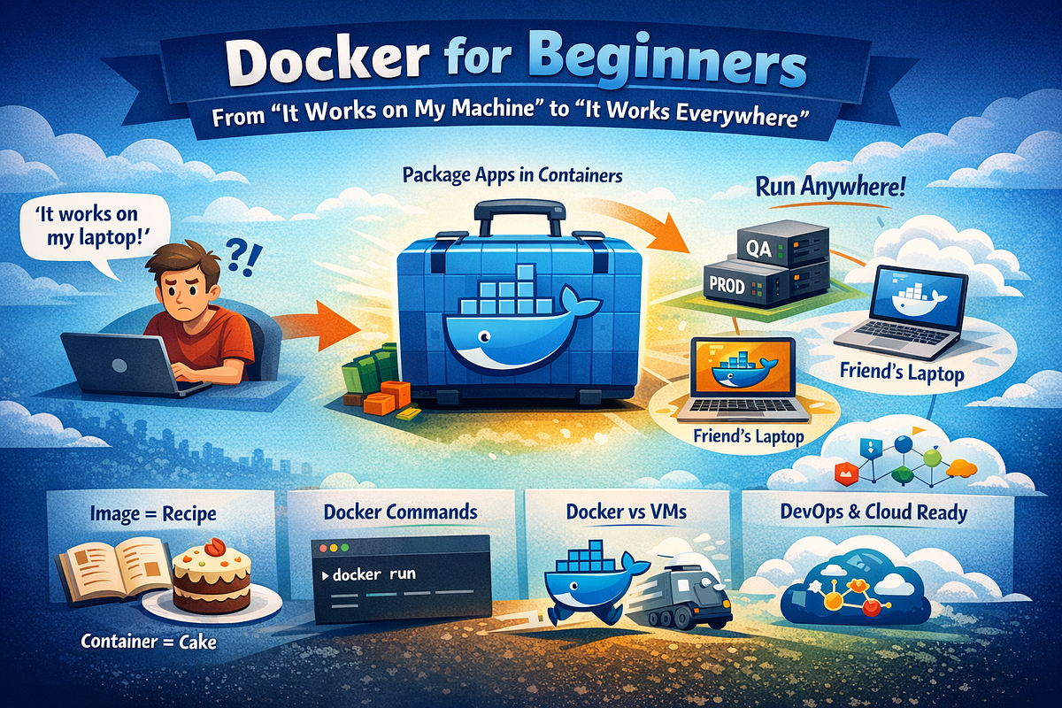🚢 Docker for Beginners From “It Works on My Machine” to “It Works ...