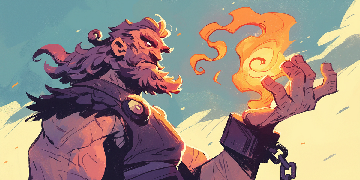 The Tragedy of Prometheus 🔥🥺. Fire Thief, Savior of Humanity… But at ...
