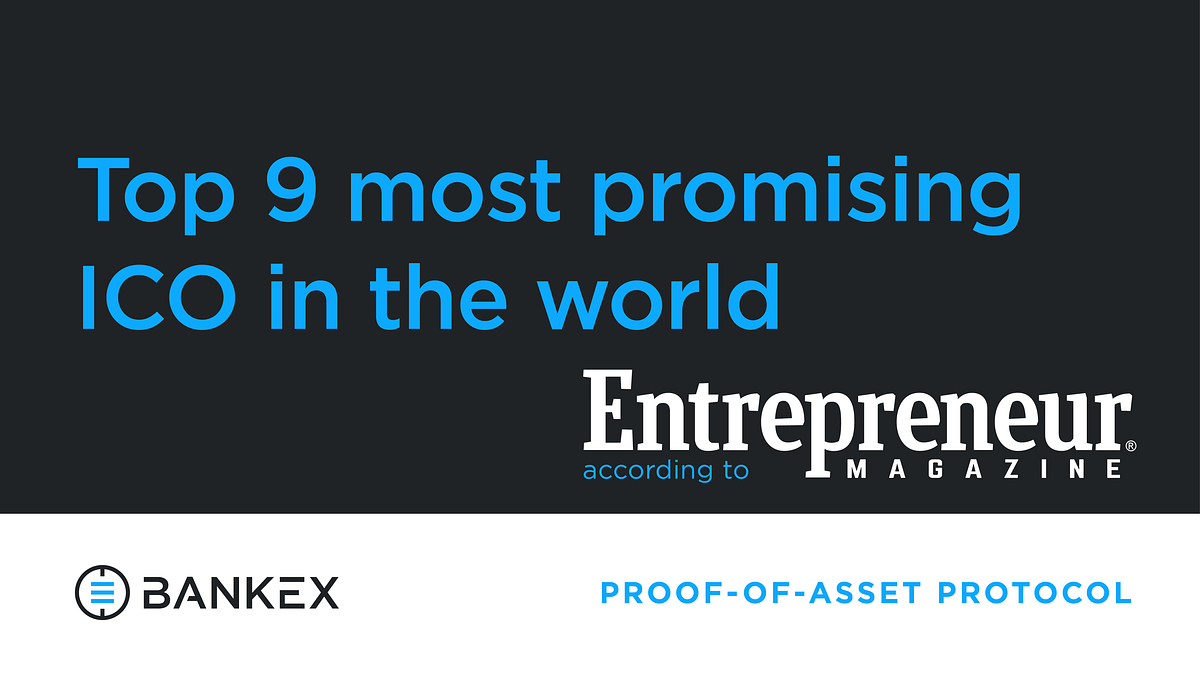 BANKEX is among Top-9 most promising ICO in the world | by BANKEX ...