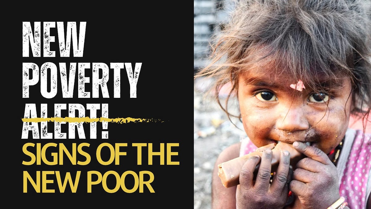 New poverty alert! 2024 is approaching – do you have these signs of the ...