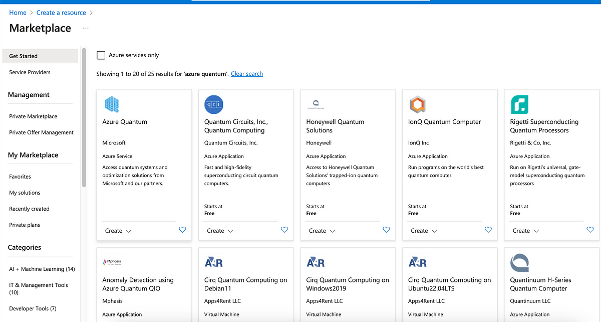 Creating An Azure Quantum Service And Running A Simple Quantum Program Using Python Qiskit By 2753
