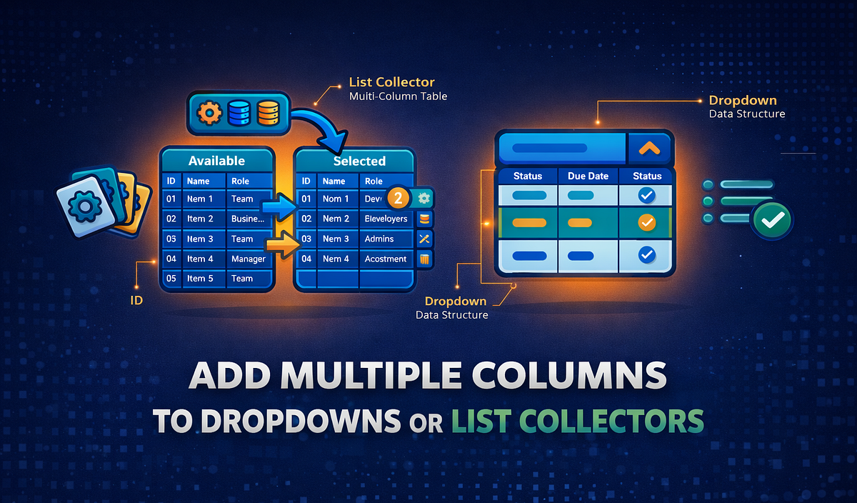 Showing Multiple Columns in ServiceNow Select Box and List Collectors ...