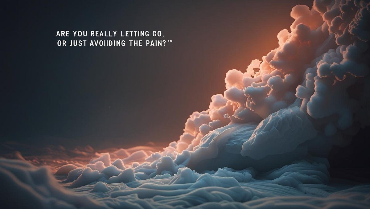Are You Really Letting Go, or Just Avoiding the Pain? | by Joseph | Medium