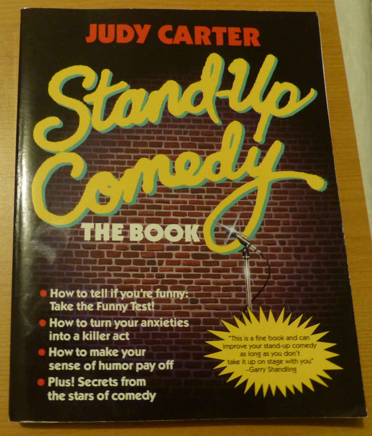 Stand-Up Comedy The Book, by Judy Carter | by Jack Thompson | Medium