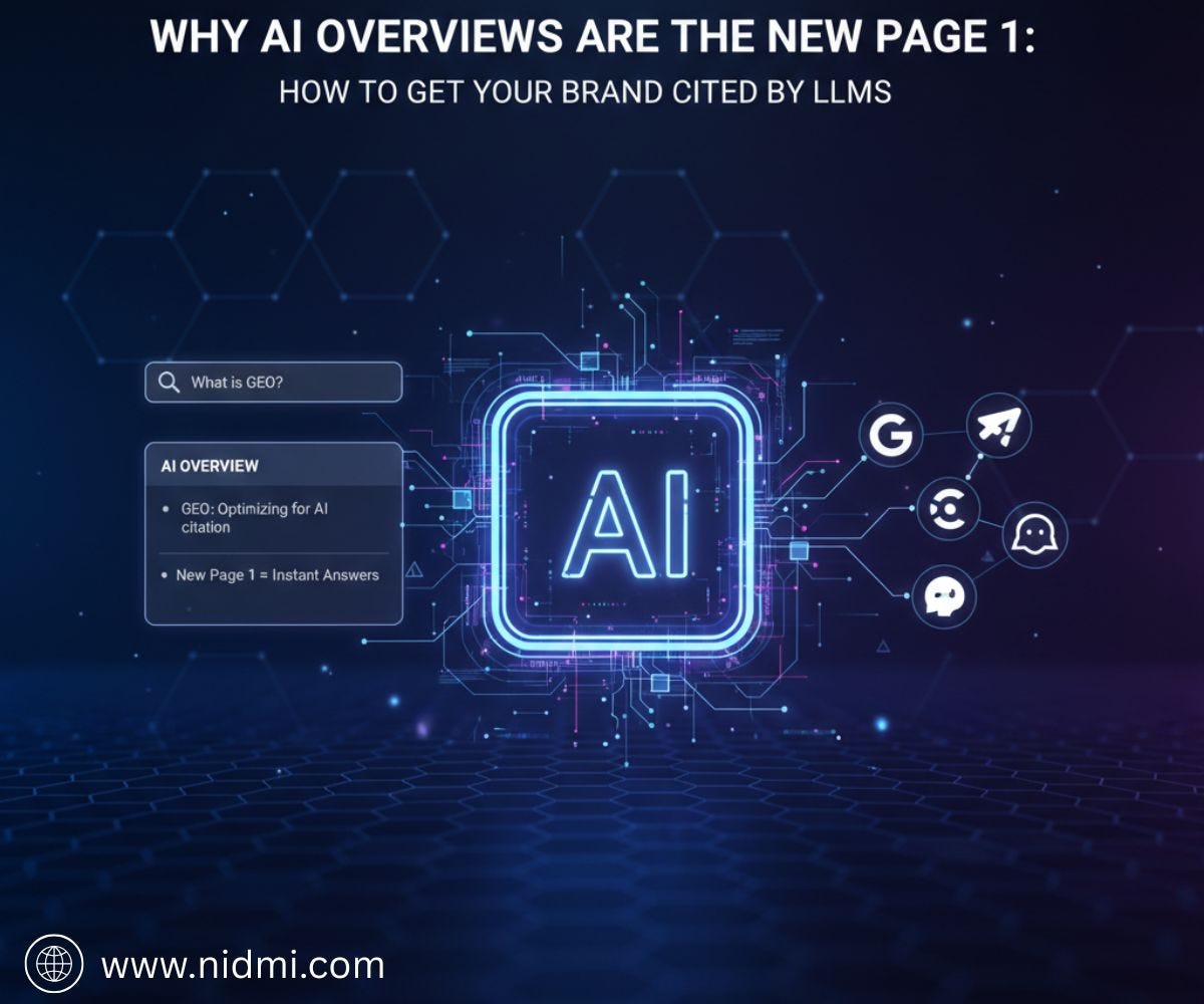 Why AI Overviews Are the New Page 1: How to Get Your Brand Cited by ...