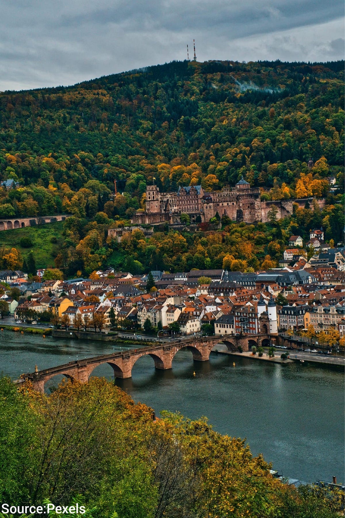 Finding Light in Heidelberg. The world bustled with life—voices and ...