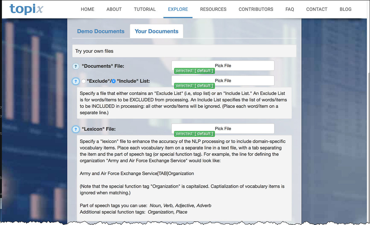 New for Topix 1.6: Use Your Own Lexicon or Include List | by Owen Dall Sotomayor | Agile ...