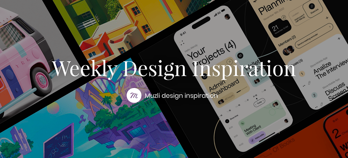 Weekly Design Inspiration #375 - Muzli - Design Inspiration