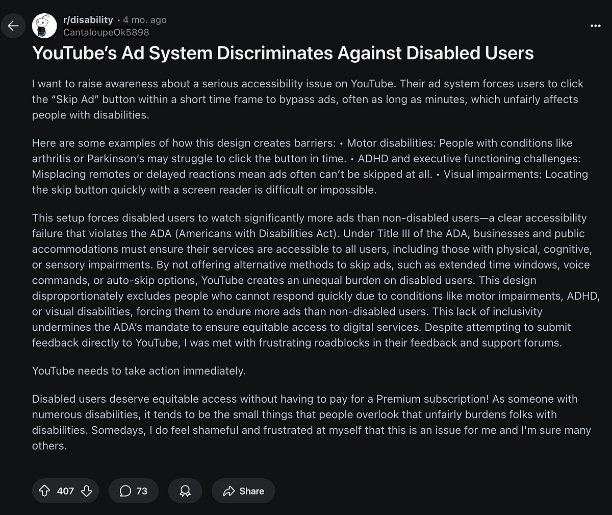 Accessibility Audit of YouTube for People with Physical/Motor ...