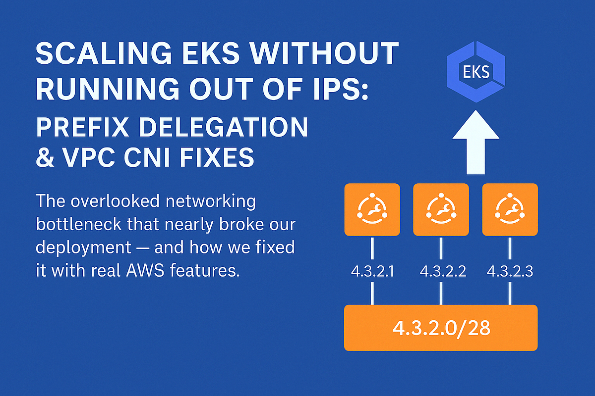 Scaling EKS Without Running Out of IPs: Prefix Delegation & VPC CNI ...