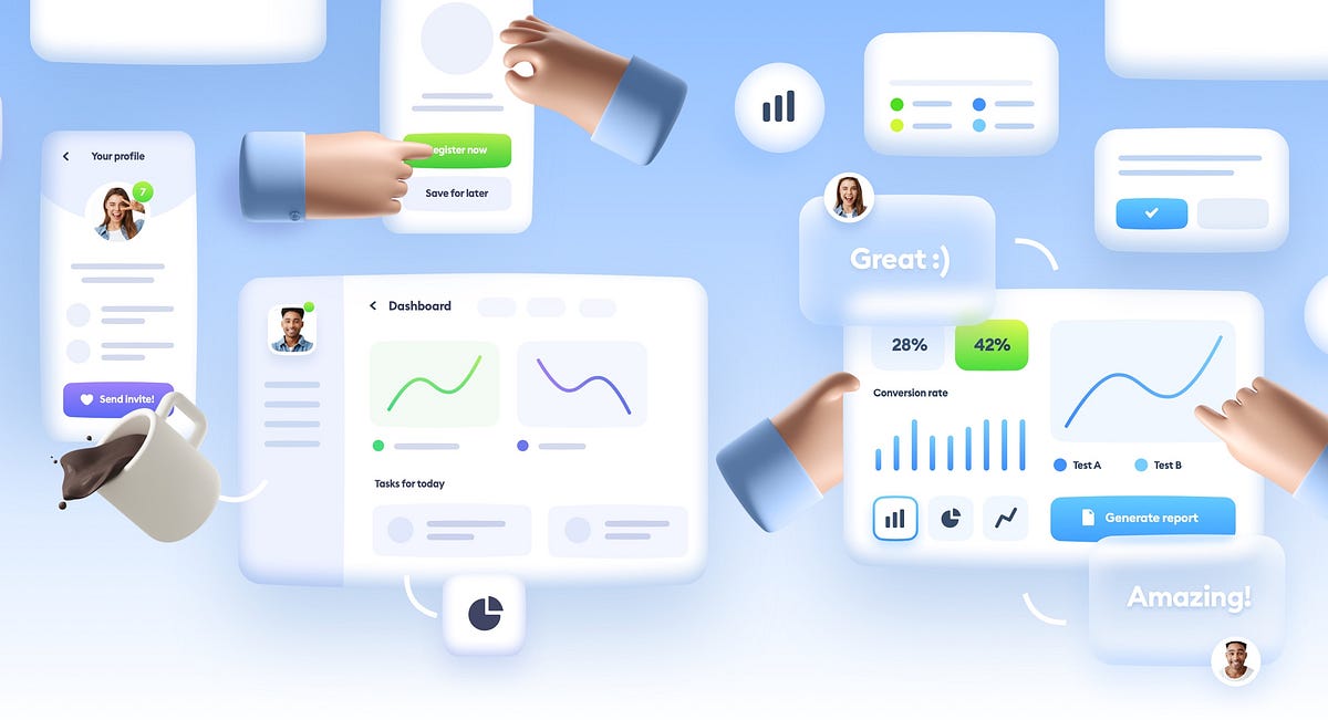 Claymorphism in user interfaces. How we crave an illusion of depth on… | by Michal Malewicz | UX ...