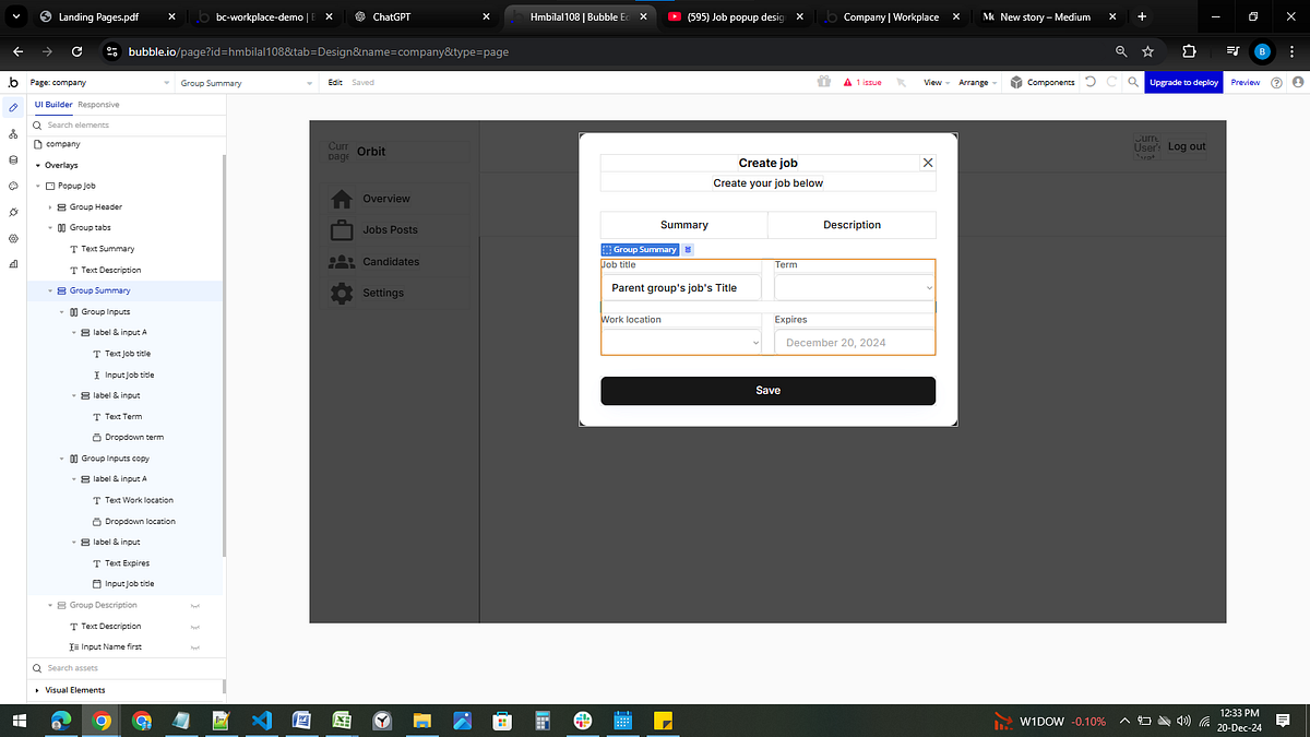 Job popup design — part 2. Introduction: | by Bilal Amjad | Medium