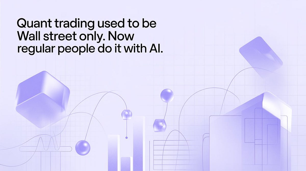 Quant trading used to be Wall Street only. Now regular people do it ...