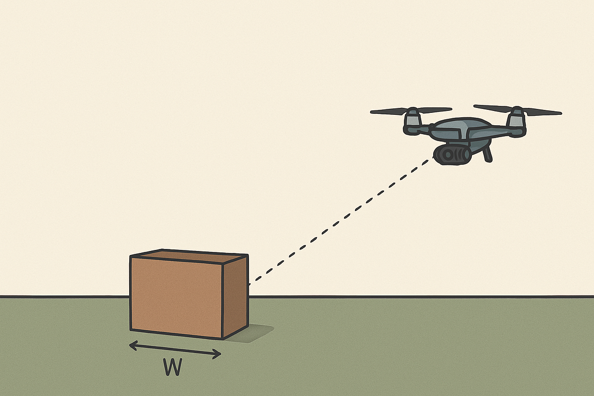 How to estimate the size of an object with a drone camera ? | by Steve ...