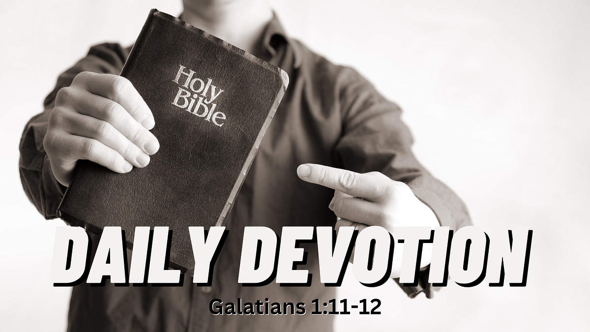 The True Gospel Message. Galatians 1:11–12 | by Rich Bitterman | Medium