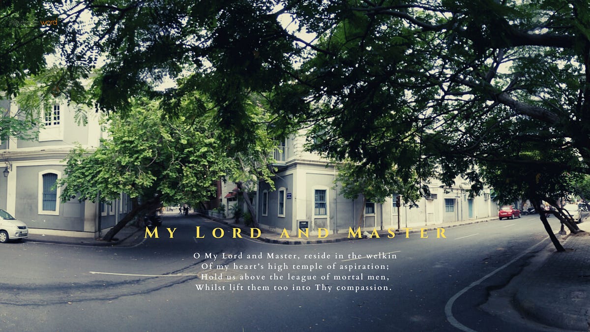 My Lord and Master - Inevitable Word - Medium