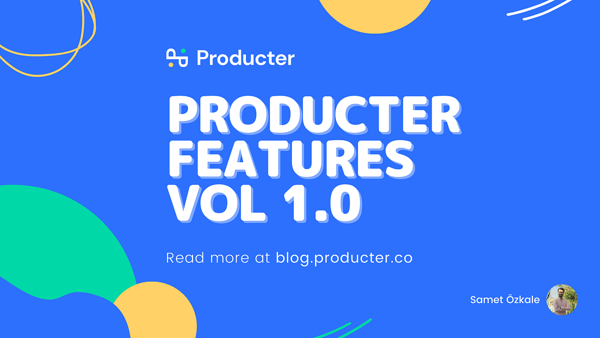 Producter Features Vol 1.0. Producter is an all-in-one product… | by ...