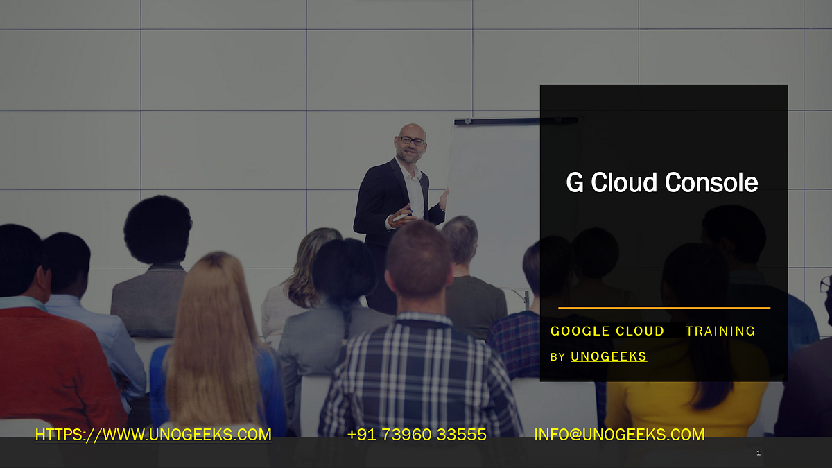 GCloud Console. The Google Cloud Console is a web-based… | by Techtutorsti | Medium
