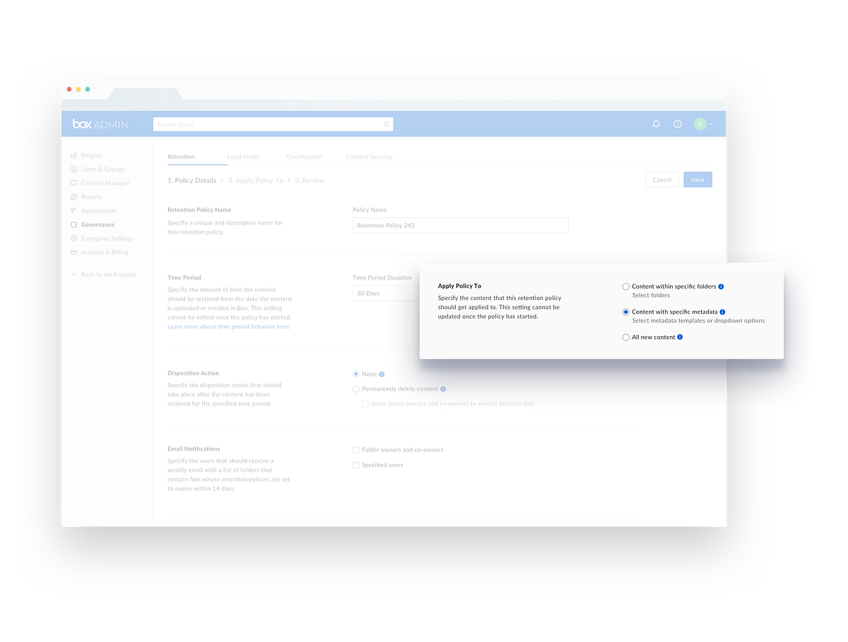 Introducing Metadata-Driven Retention | by Box Developers | Box Developer Blog | Medium