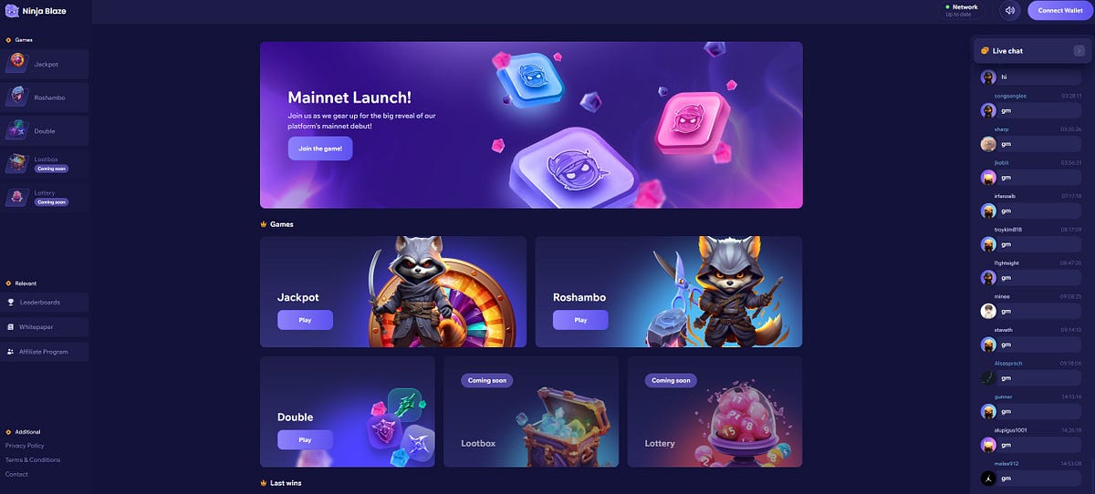 Ninja Blaze is finally on Mainnet! | by HAEZL Crypto | Medium