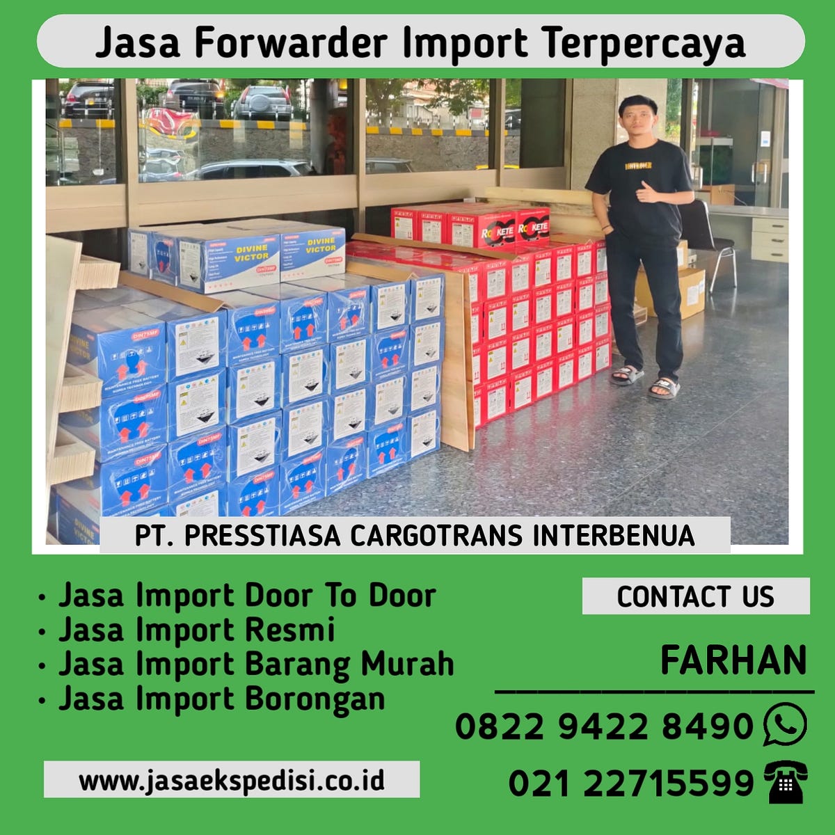 Kami dari Pressa Cargo, adalah sebuah Perusahaan yang bergerak di bidang Expedisi International ...