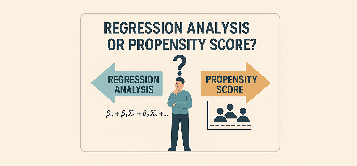 Regression or Propensity Score Analysis? | by Dr. GAKU waling the boundaries | May, 2025 | Medium