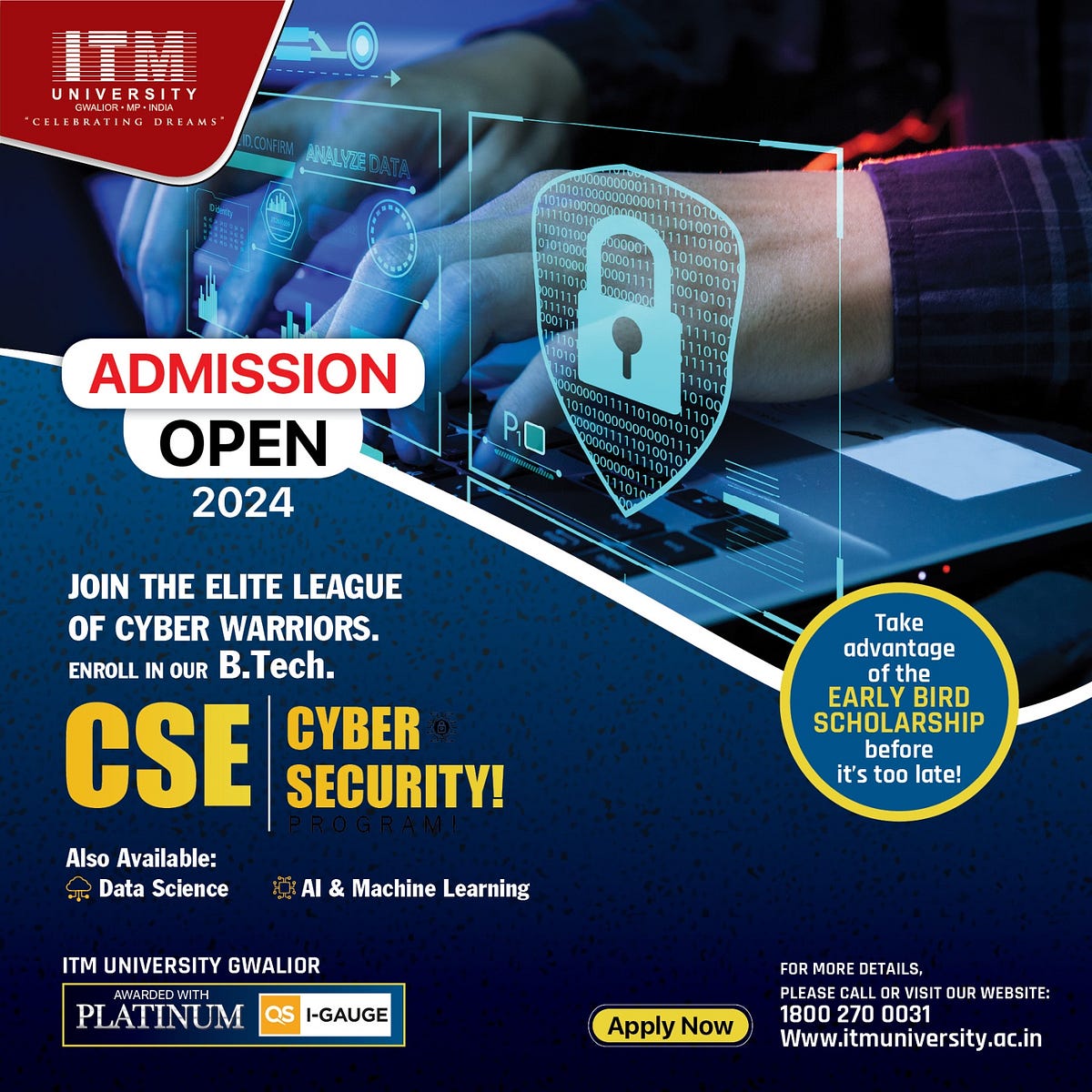 Unlock Your Potential: Admission Open for B.Tech CSE at ITM University Gwalior for 2024–25 | by ...