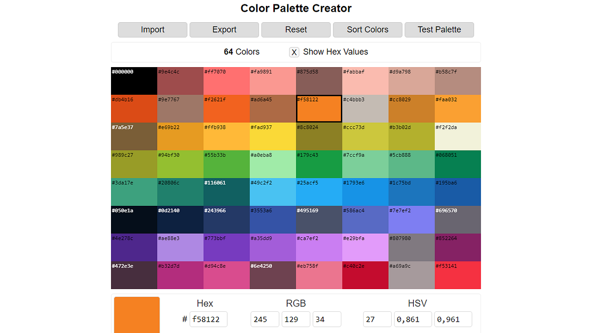 Online Color Palette Creation Tool | Christian Behler | Level Up Coding
