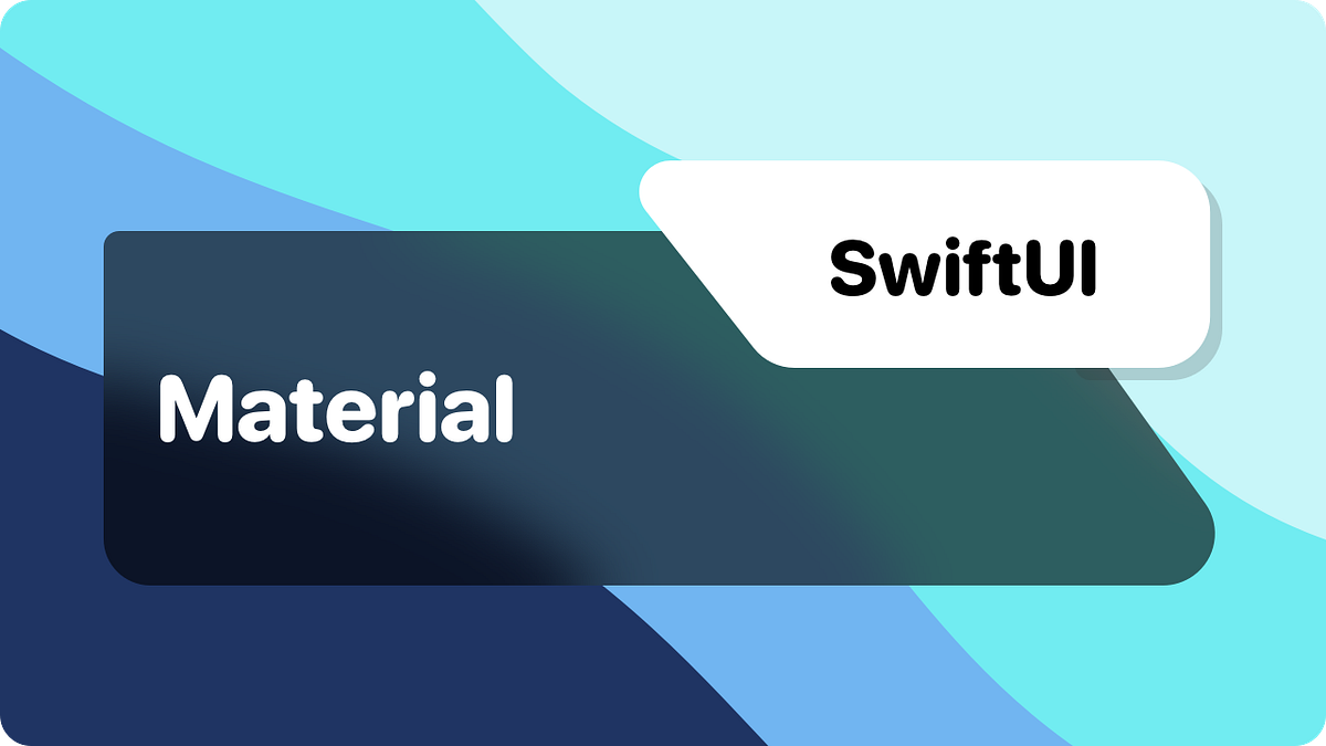 SwiftUI: Material. Görünümlerinizi şeffaflaştırın! | by M. Bertan ...