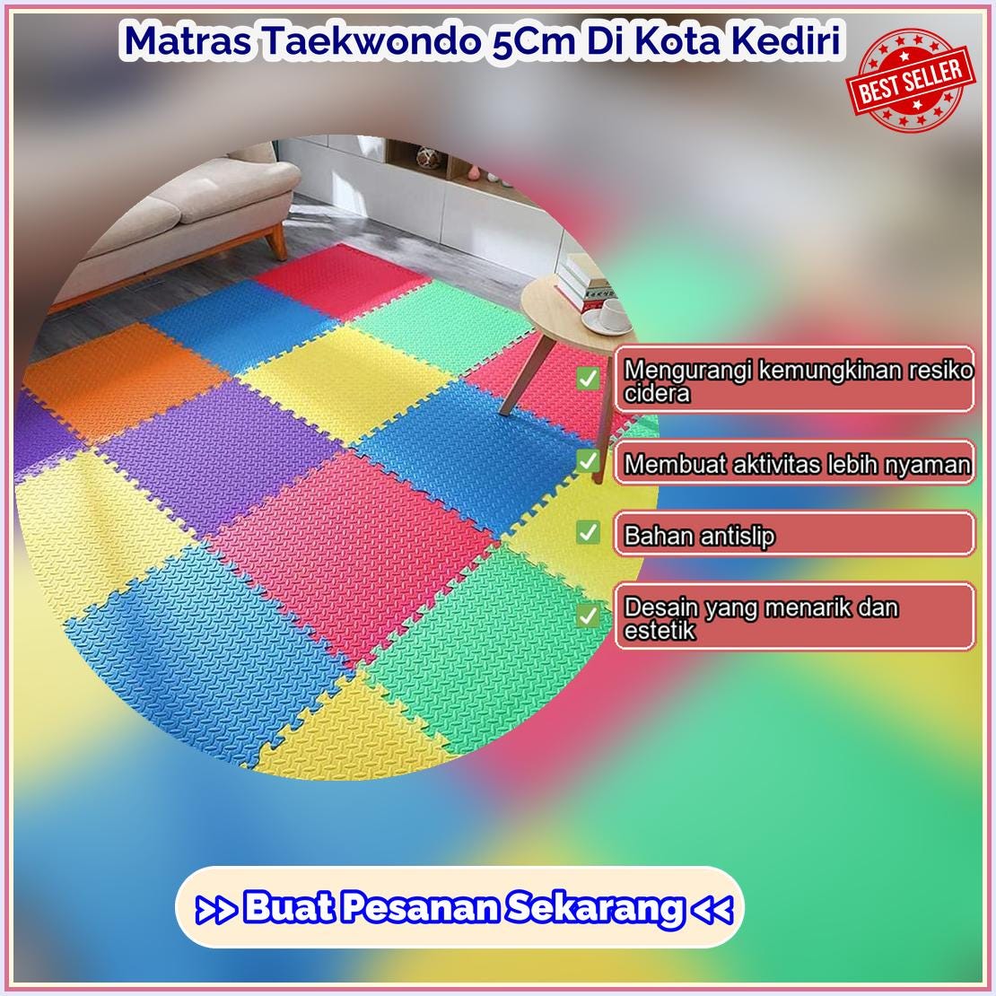 Matras Taekwondo 5Cm Di Kota Kediri - Alat Lompat Tinggi - Medium