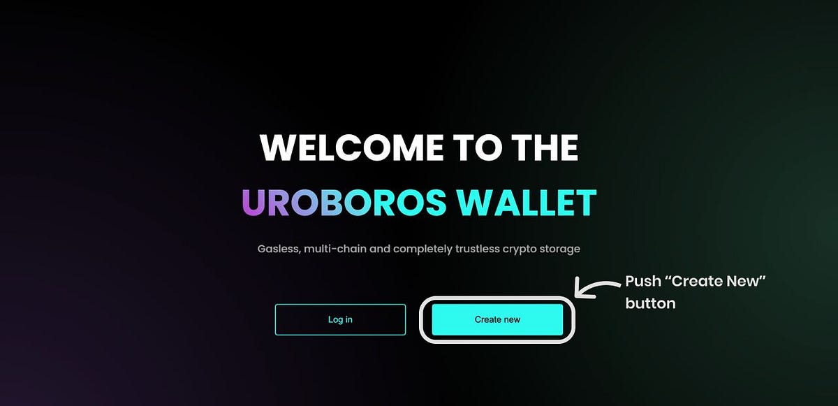 How to start with Uroboros wallet? | by Uroboros Omnichain Solution ...