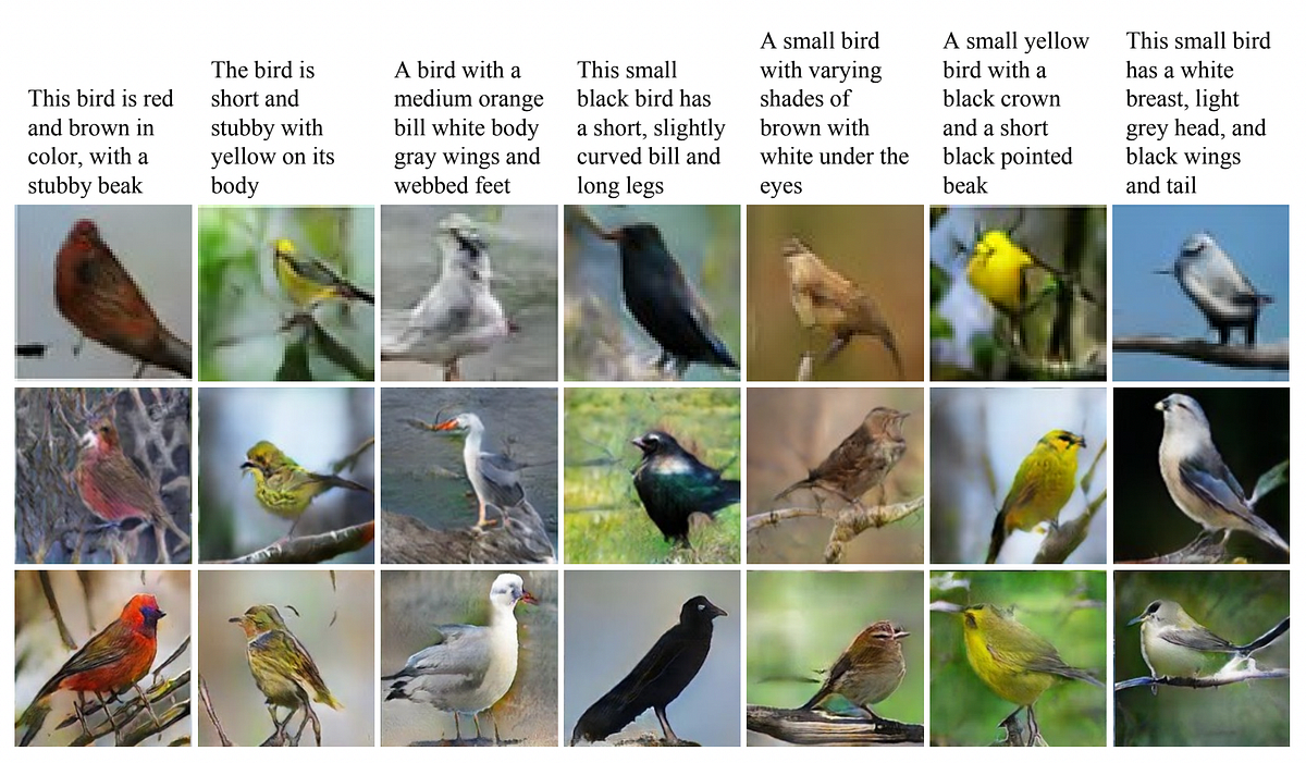 Generating Image / Video from text using GANs | by Hitesh Agarwal | Medium