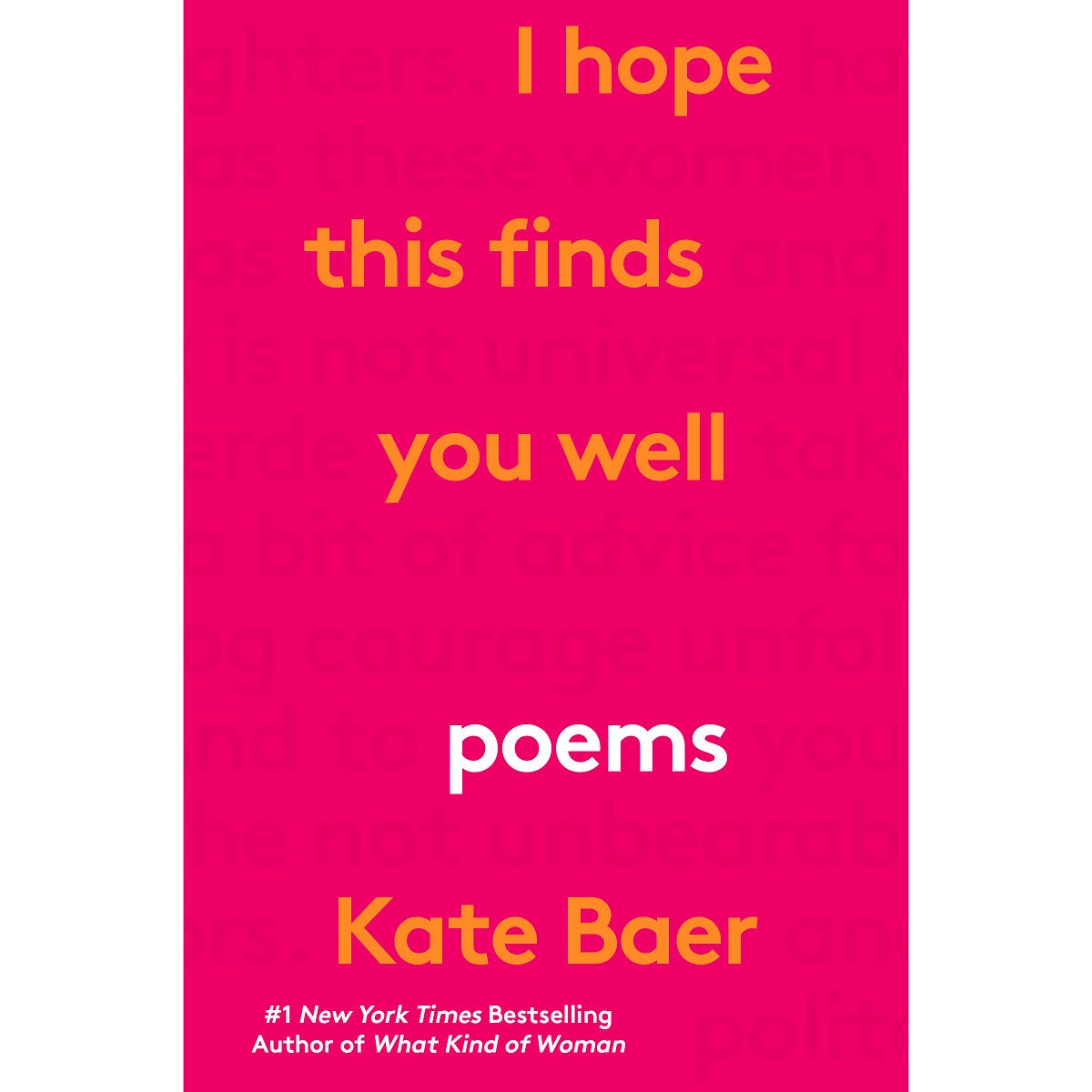 [Download](I Hope This Finds You Well: Poems ) by Kate Baer free books ...