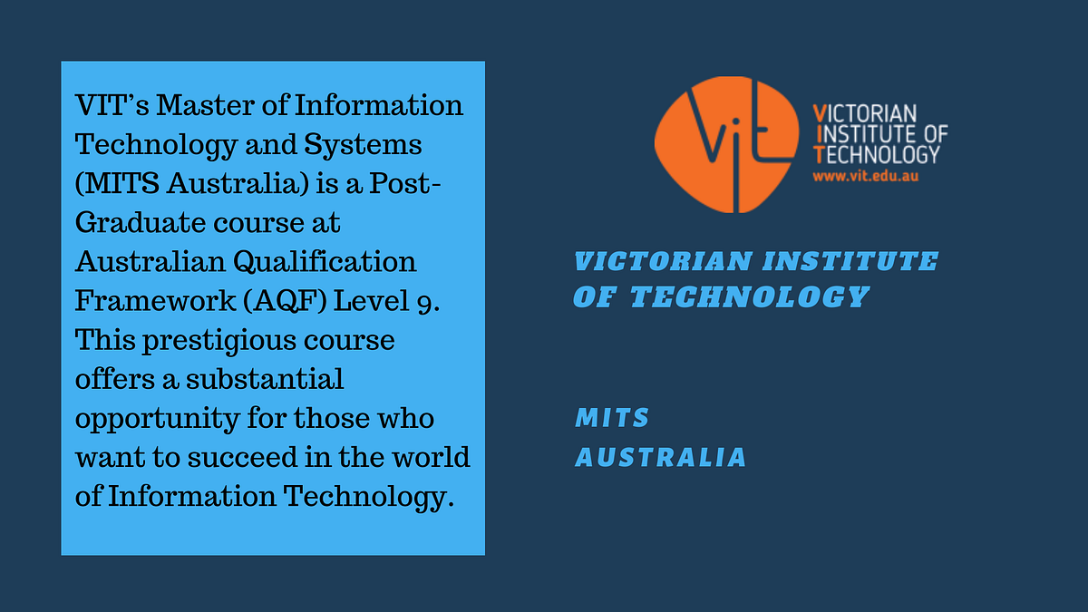 A Master of Information Technology Australia Degree Is A Constant ...