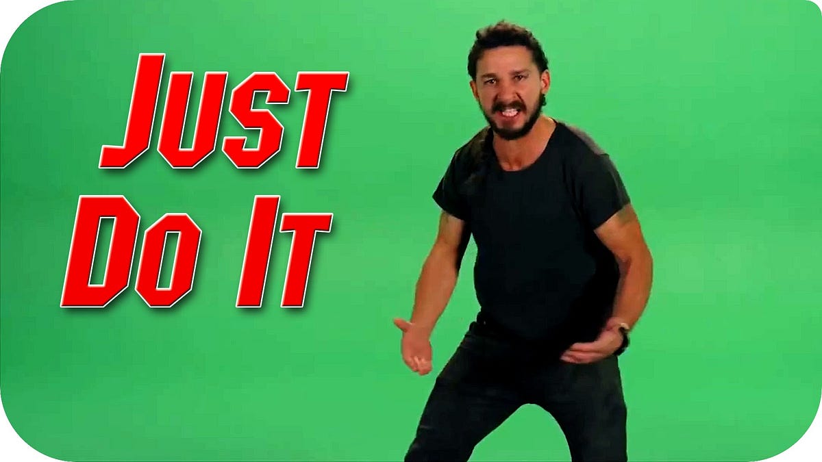 Don’t hesitate. Just Do It.. The end of this semester has gave me a ...
