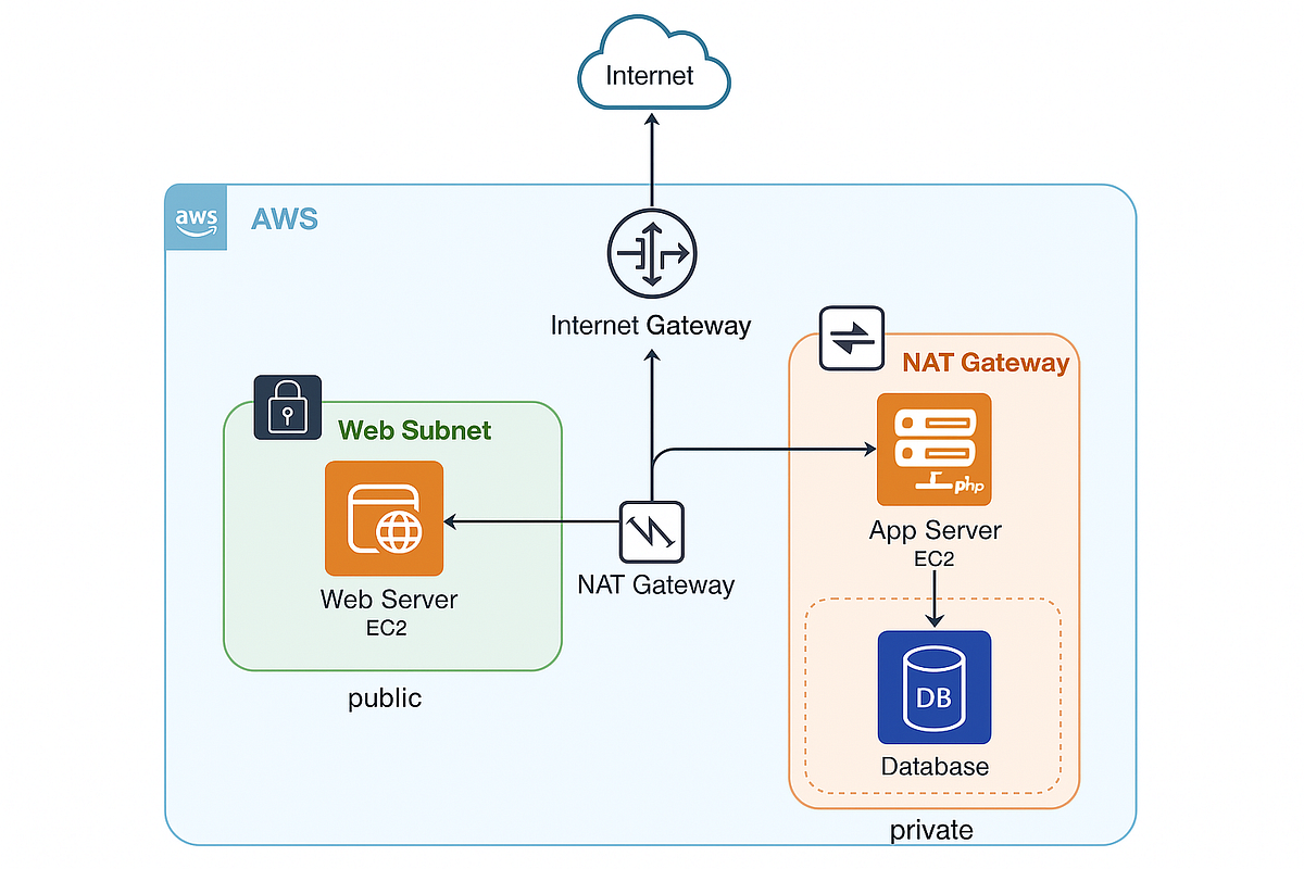 Building a Multi-Tier LAMP Stack on AWS with Terraform and Ansible | by ...
