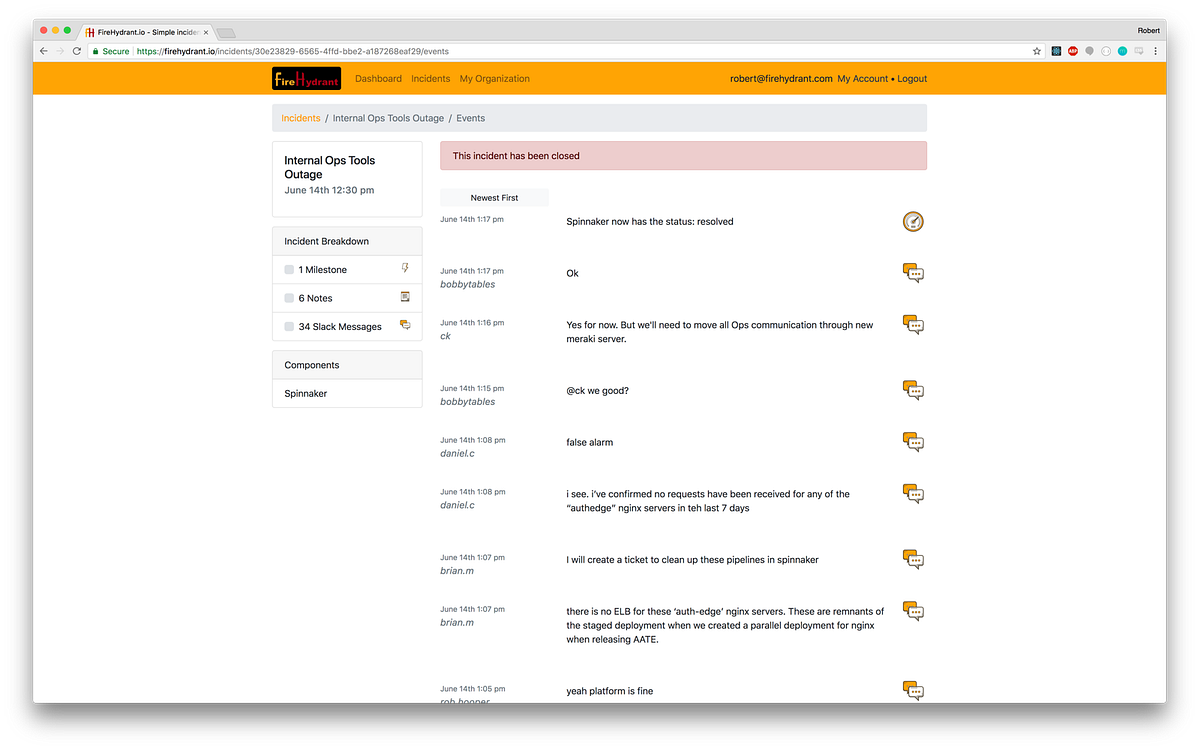 FireHydrant: A simple incident response tool | by FireHydrant | Medium