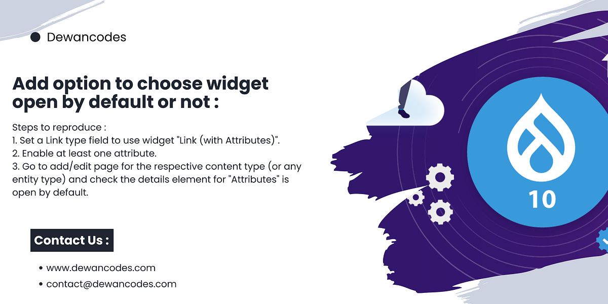 Add option to choose widget open by default or not : - Dewancodes - Medium